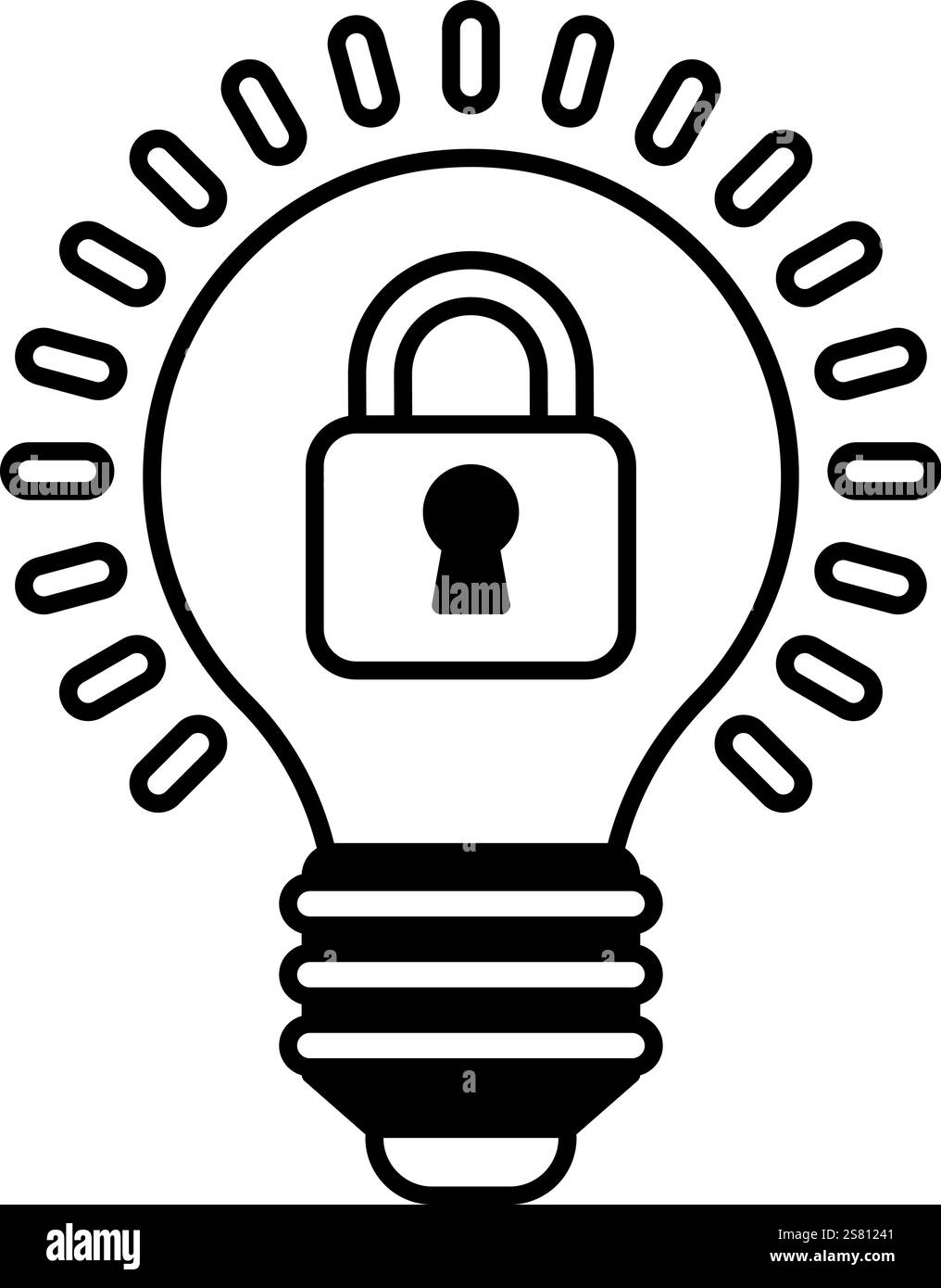 Key bulb Stock Vector Images - Alamy