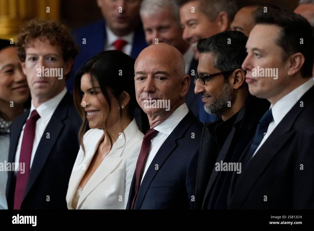 Washington, Dc, USA. 20th Jan, 2025. Guests including Mark Zuckerberg ...
