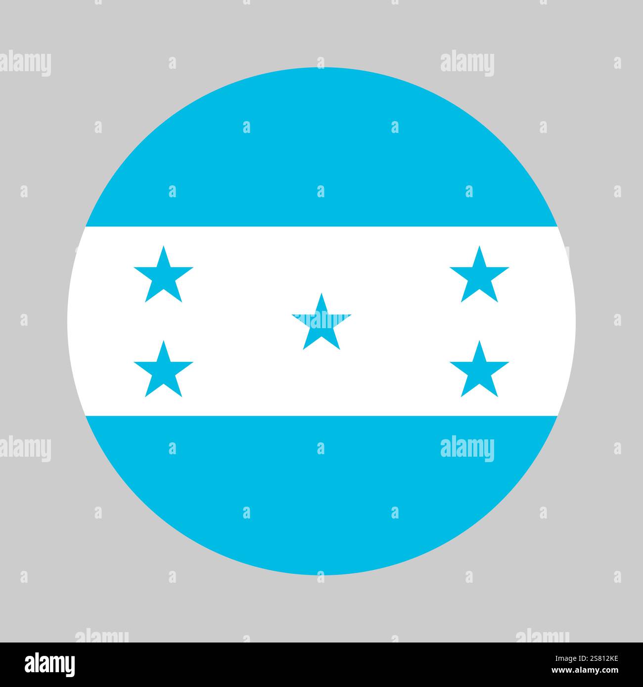 Flag of Honduras round shape, national symbol Stock Vector Image & Art ...