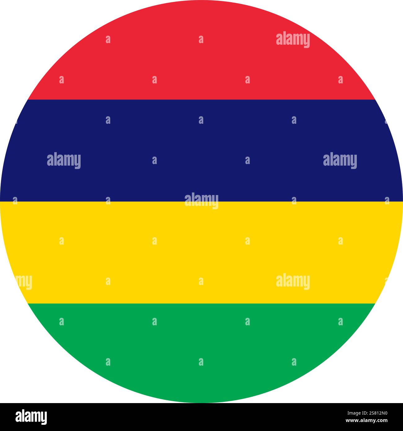 Official vector flag mauritius hi-res stock photography and images - Alamy