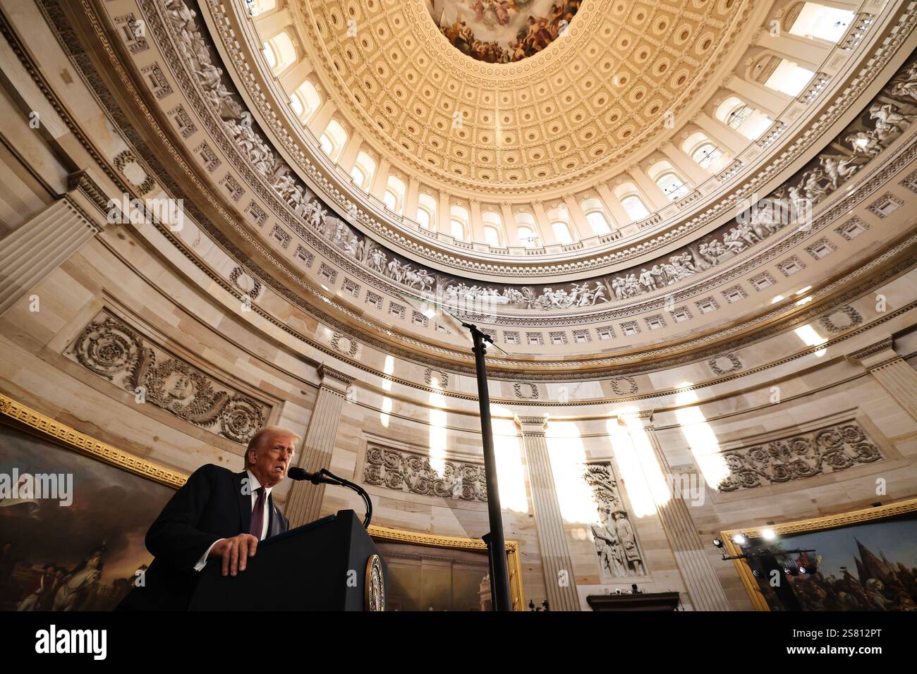 Washington, United States. 20th Jan, 2025. President Donald Trump ...