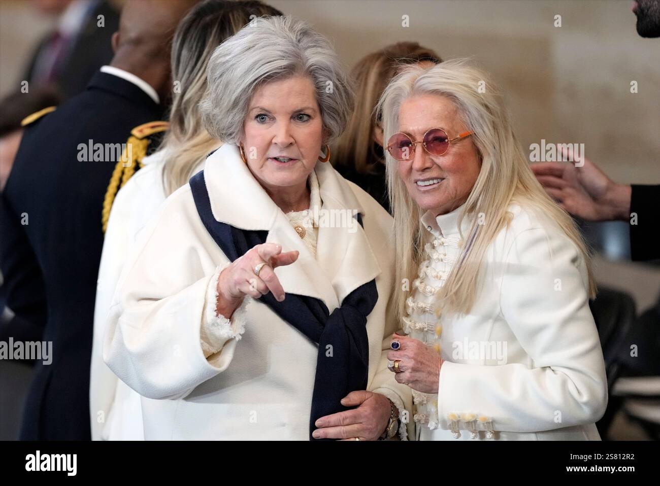 Susie Wiles and Miriam Adelson arrive before the 60th Presidential ...