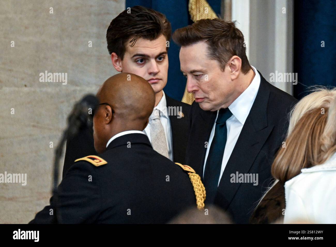 Elon Musk arrives before the inauguration of Donald Trump as the 47th ...