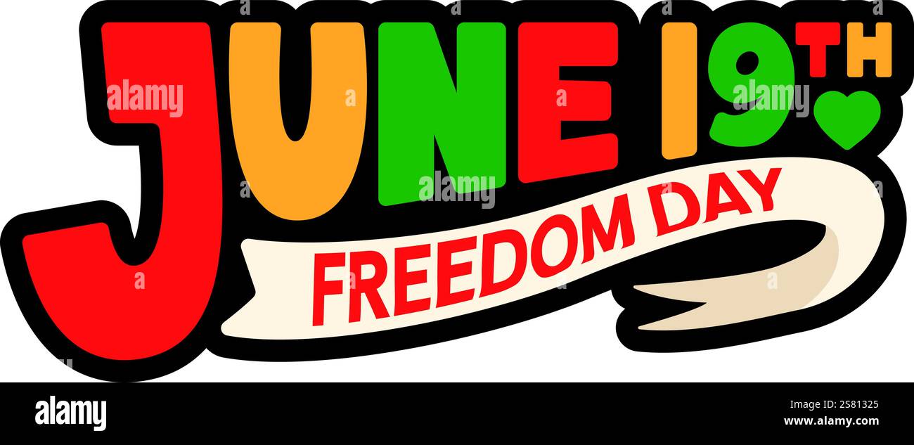 Juneteenth June 19th Cartoon Colored Clipart Stock Vector Image & Art ...