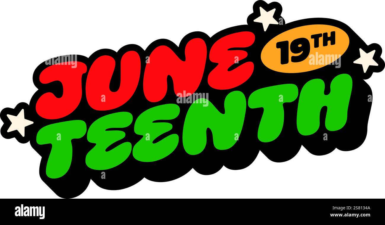 Juneteenth June 19th Cartoon Colored Clipart Stock Vector Image & Art ...