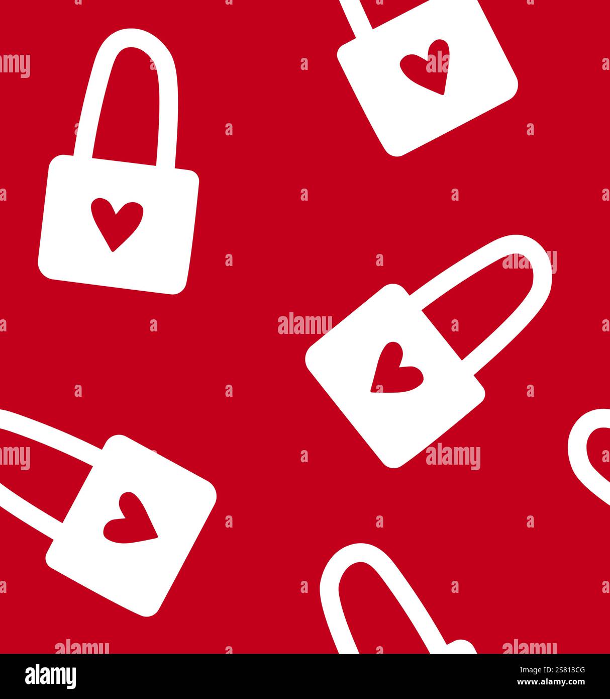 Vector seamless pattern of hand drawn doodle sketch lock isolated on ...