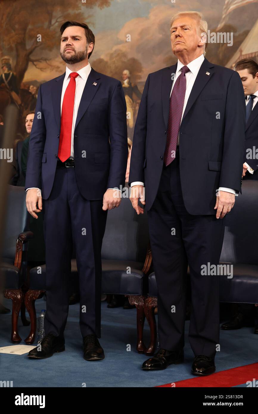Washington, United States. 20th Jan, 2025. Vice President J.D. Vance ...