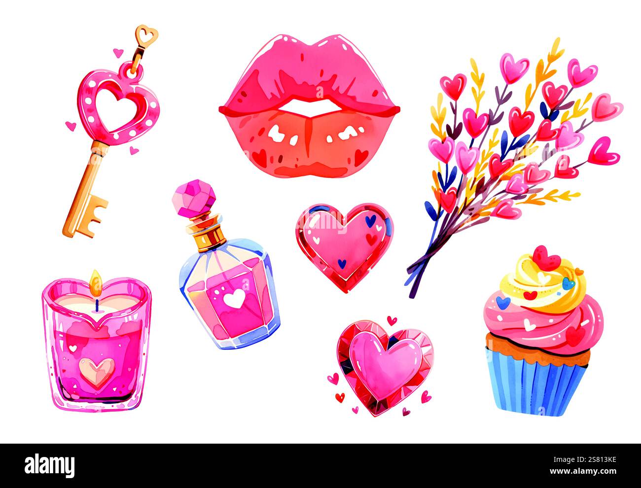 Gift box balloons bottle Stock Vector Images - Alamy