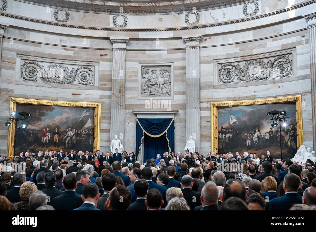 Washington, United States. 20th Jan, 2025. Attendees take their seats ...