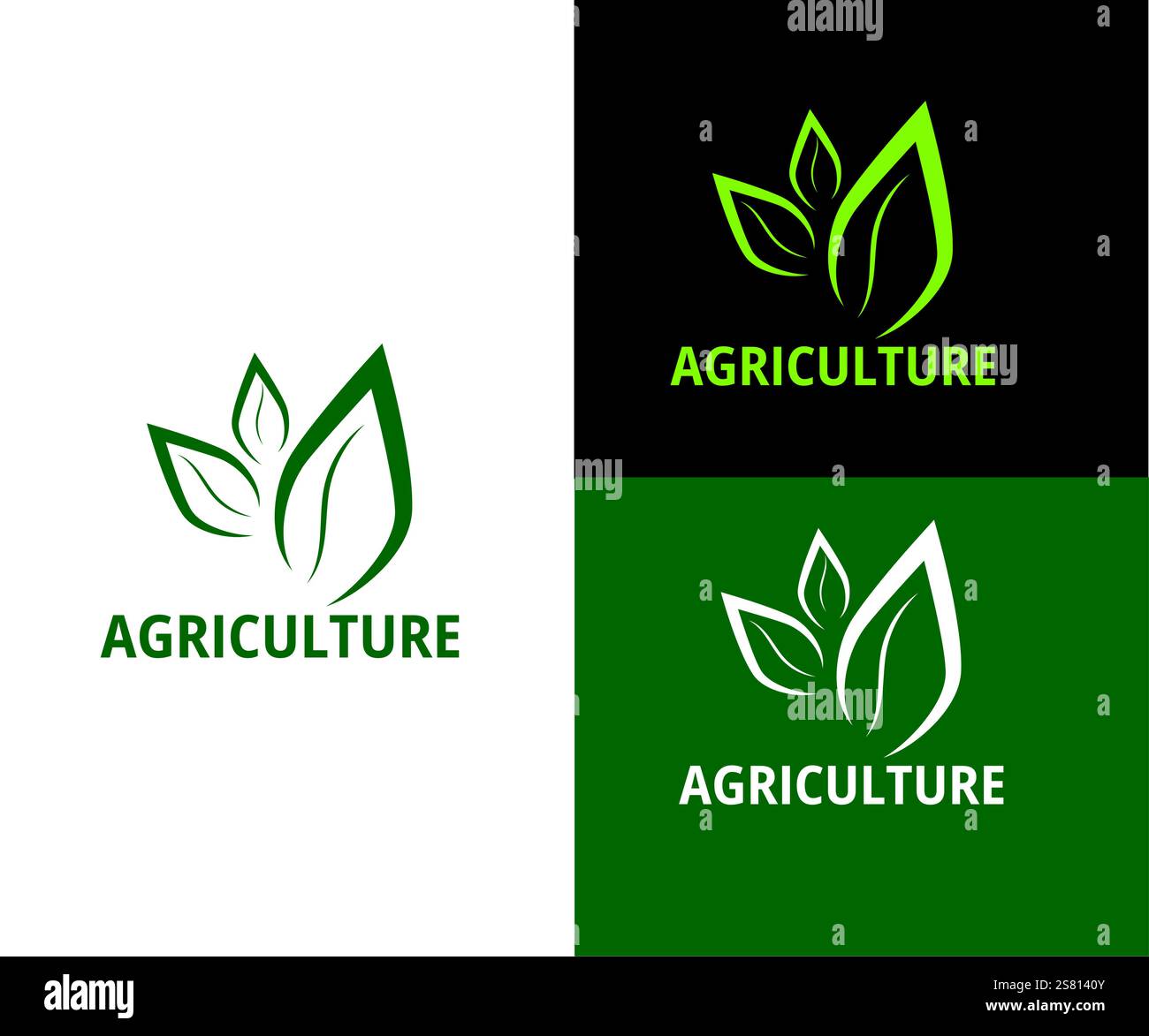 agriculture leaf logo concept, Agriculture business logo, agriculture ...