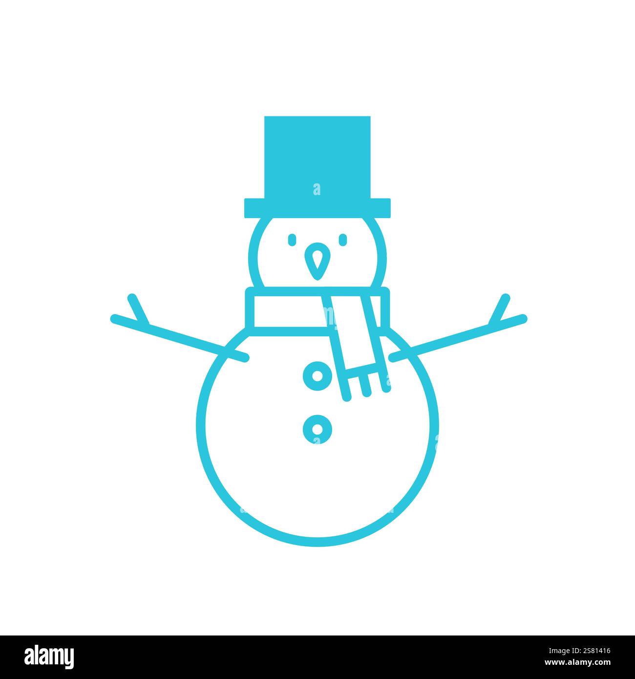 Snowman cheer Cut Out Stock Images & Pictures - Alamy