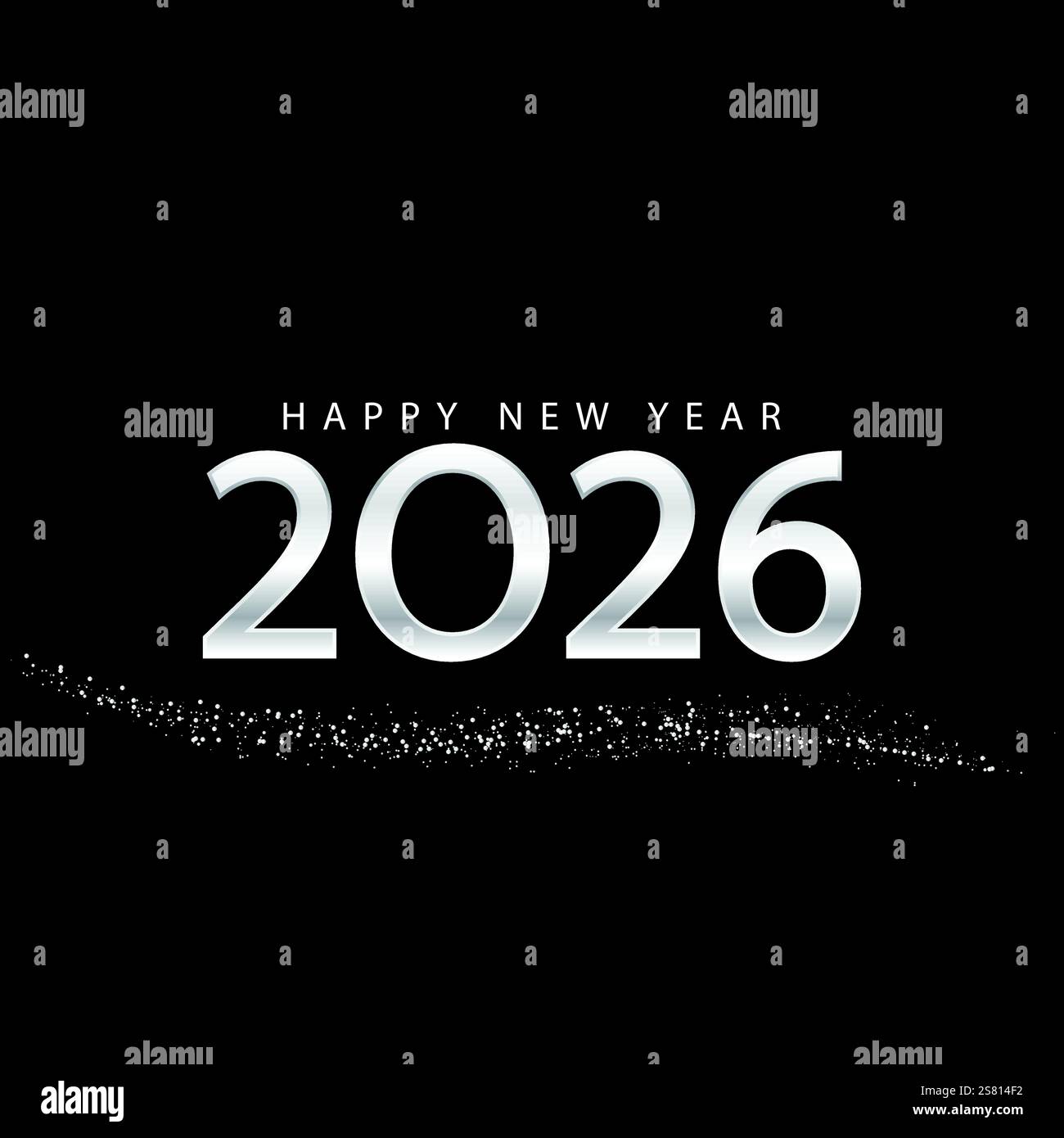 Cheers to a Bright Future Happy New Year 2026 Stock Vector Image & Art - Alamy