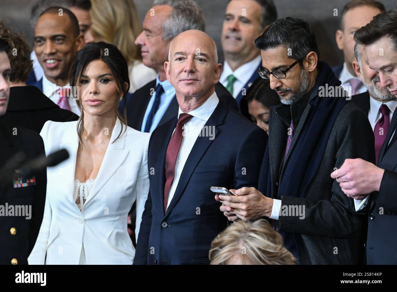 Washington, Dc, USA. 20th Jan, 2025. (L-R) Lauren Sanchez, Amazon ...