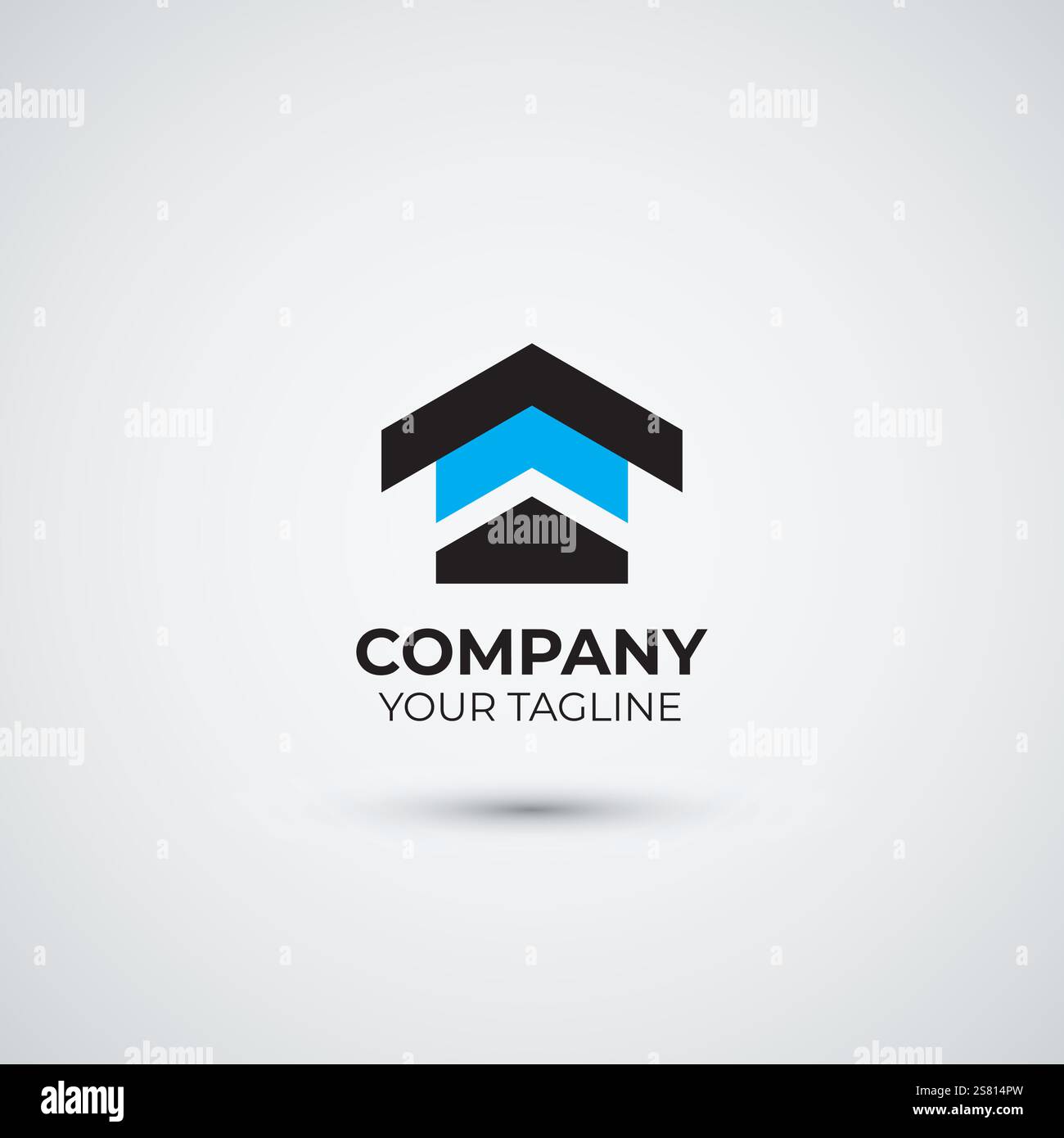Arrow house logo design template Stock Vector Image & Art - Alamy