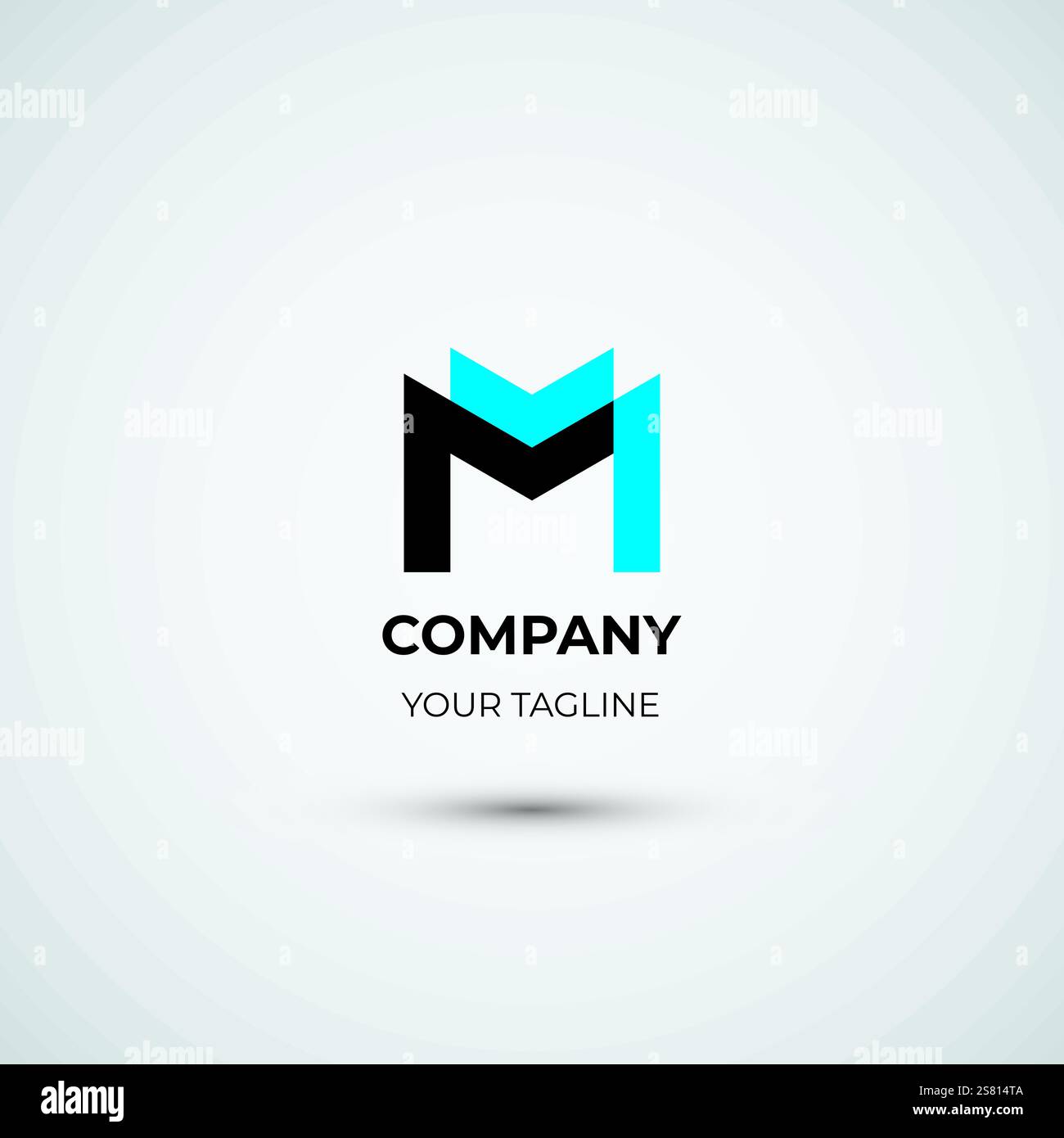 Letter M logo design template Stock Vector Image & Art - Alamy