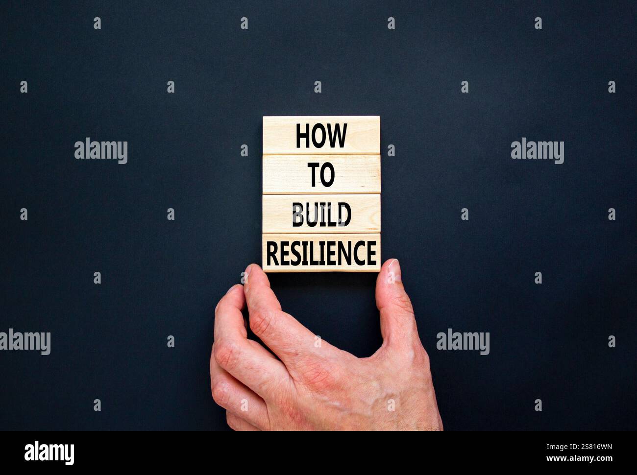 How to build resilience symbol. Concept words How to build resilience ...