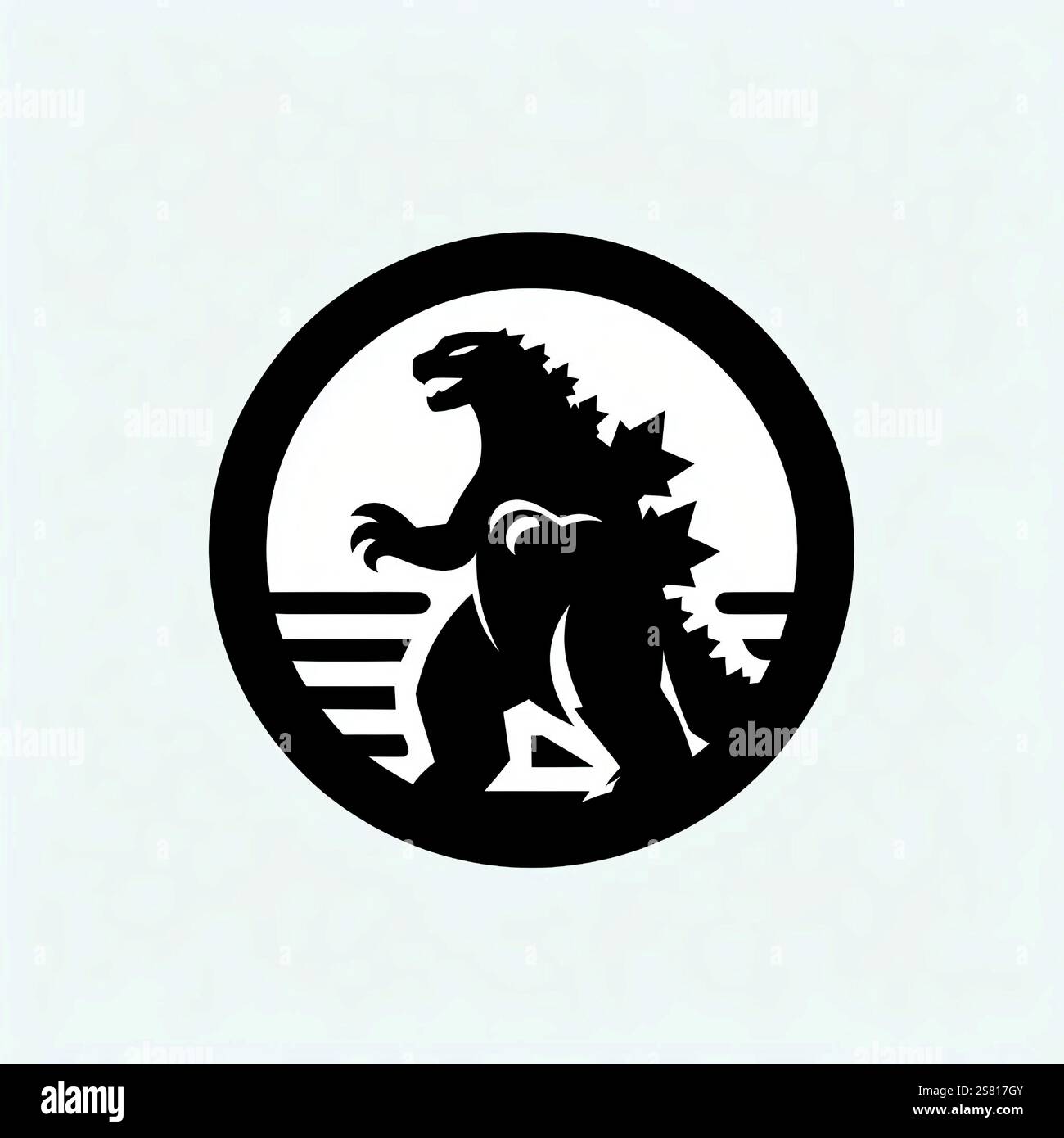 Godzilla Logo Vector Illustration Stock Vector Image & Art - Alamy