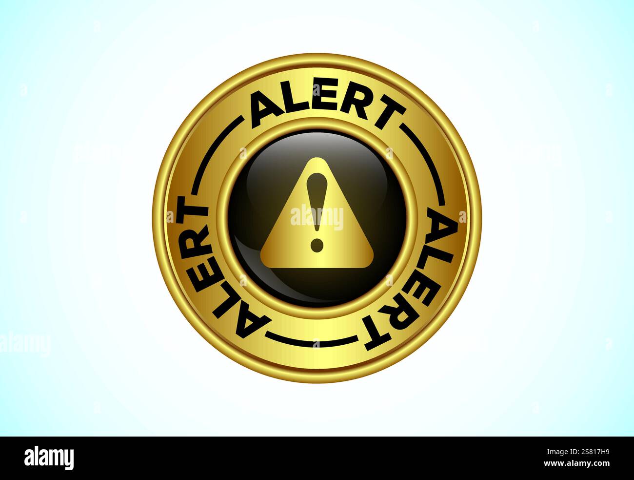 Alert button set of different shapes and colors. Suitable for mobile ...