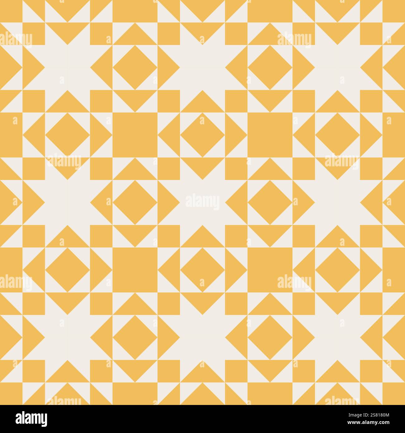 Geometric pattern with blue and yellow accents, seamless repeating ...