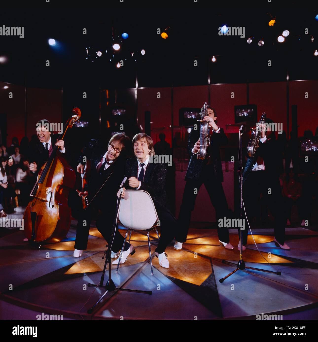 Disco, ZDF Musiksendung, 1980, Auftritt: The Monotones, Band aus den ...