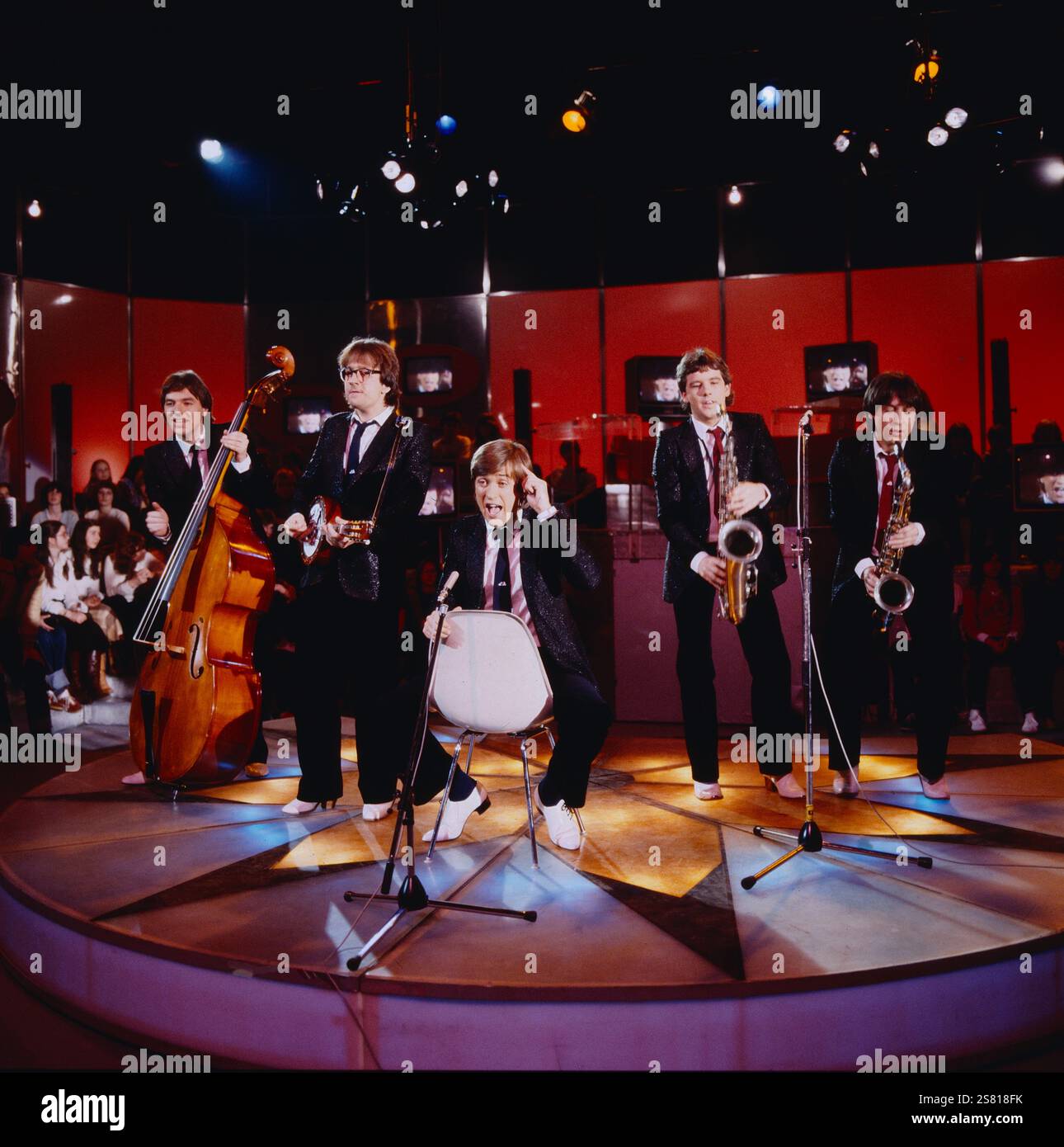 Disco, ZDF Musiksendung, 1980, Auftritt: The Monotones, Band aus den ...