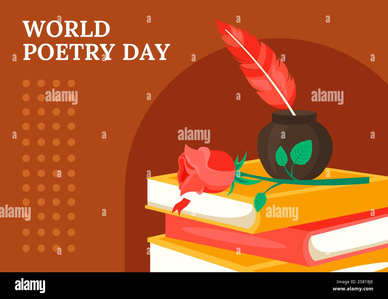 World Poetry Day Creative Templates with Social Media Background ...