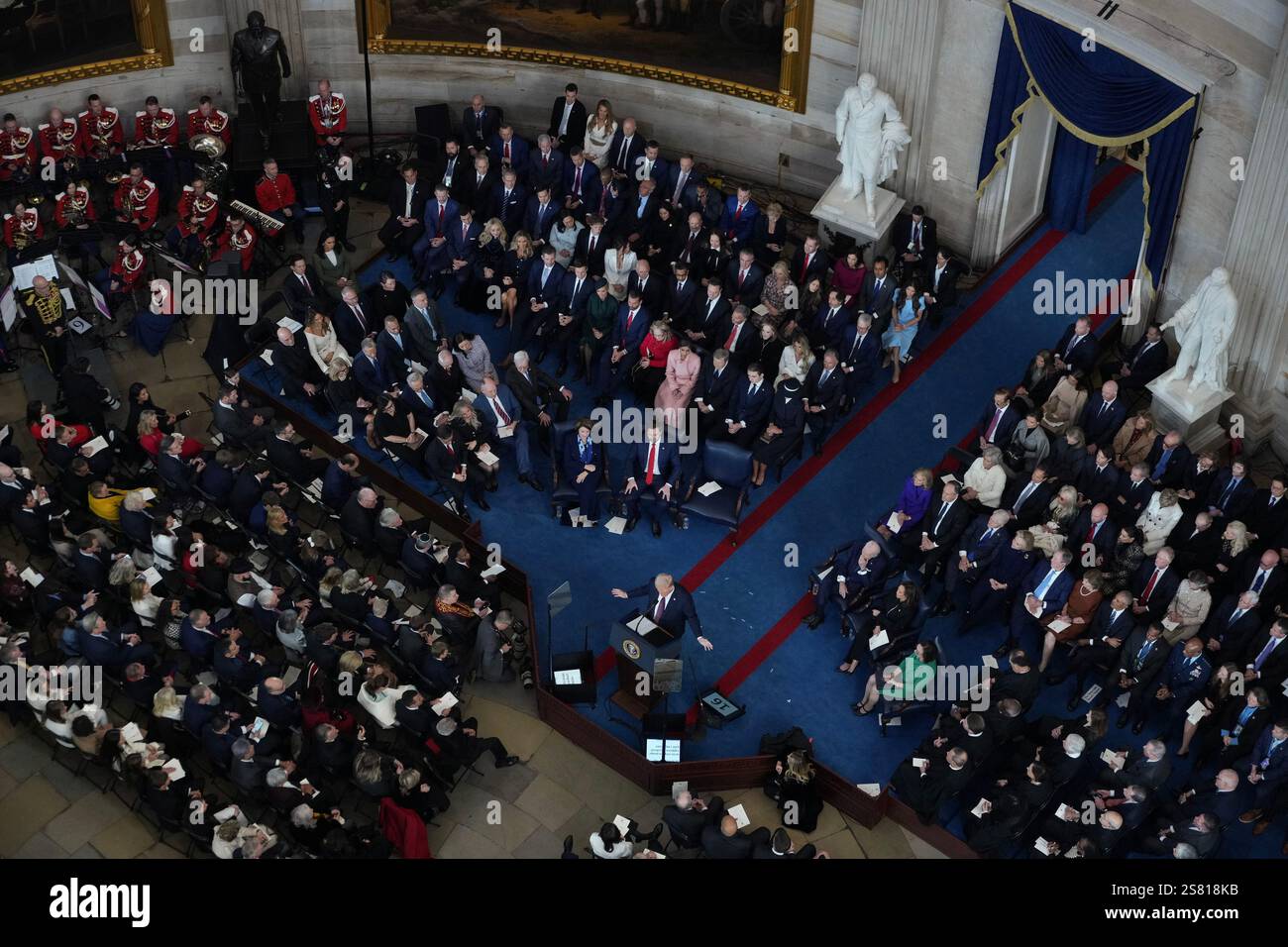 Washington, United States. 20th Jan, 2025. U.S. President Donald Trump ...