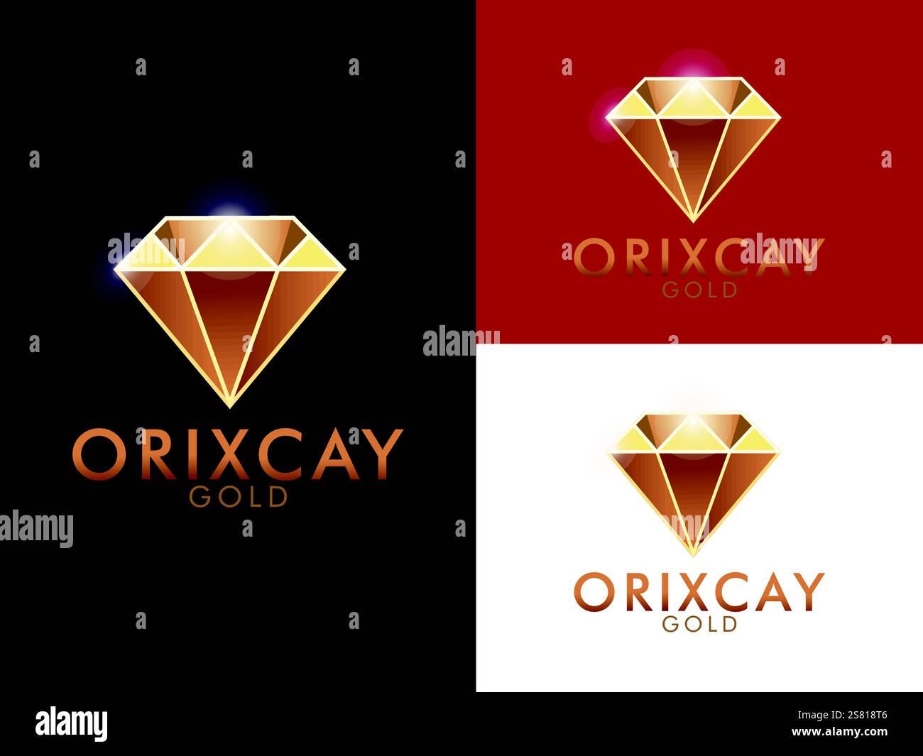 Diamond Gold Color Logo. Orixcay Gold: The Essence of Timeless Luxury ...