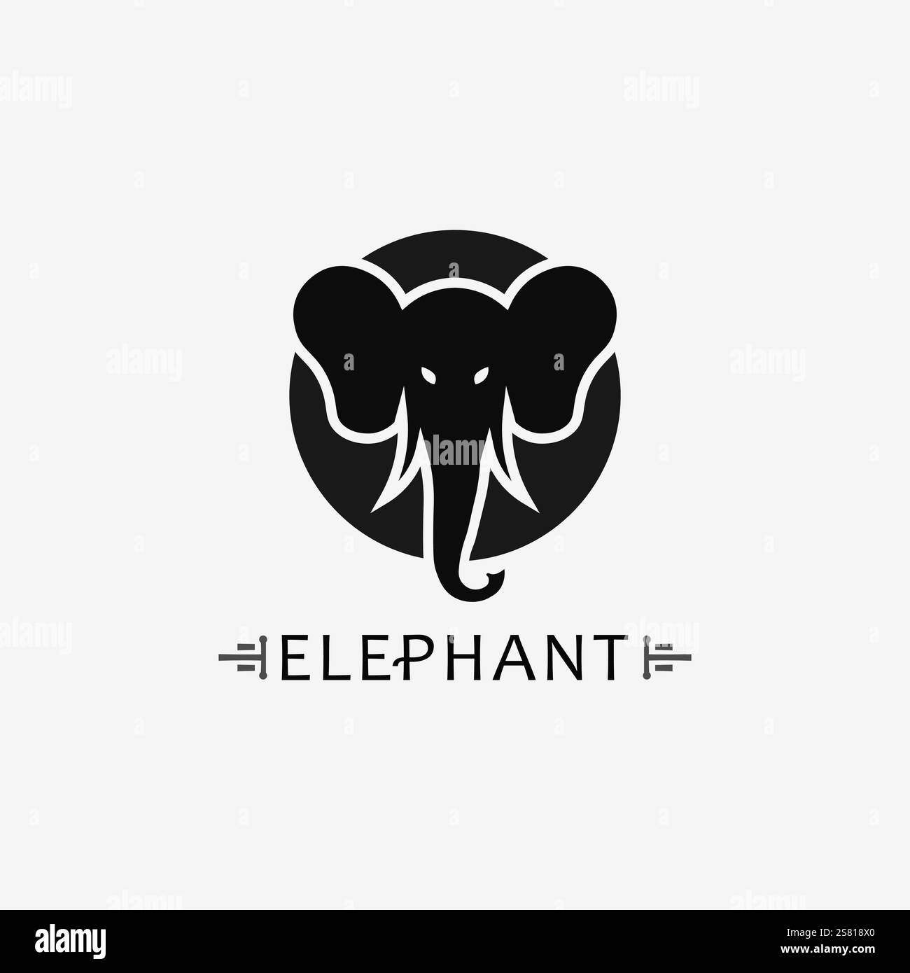 Elephant Logo and animal Vector Illustrator Design Template Stock ...