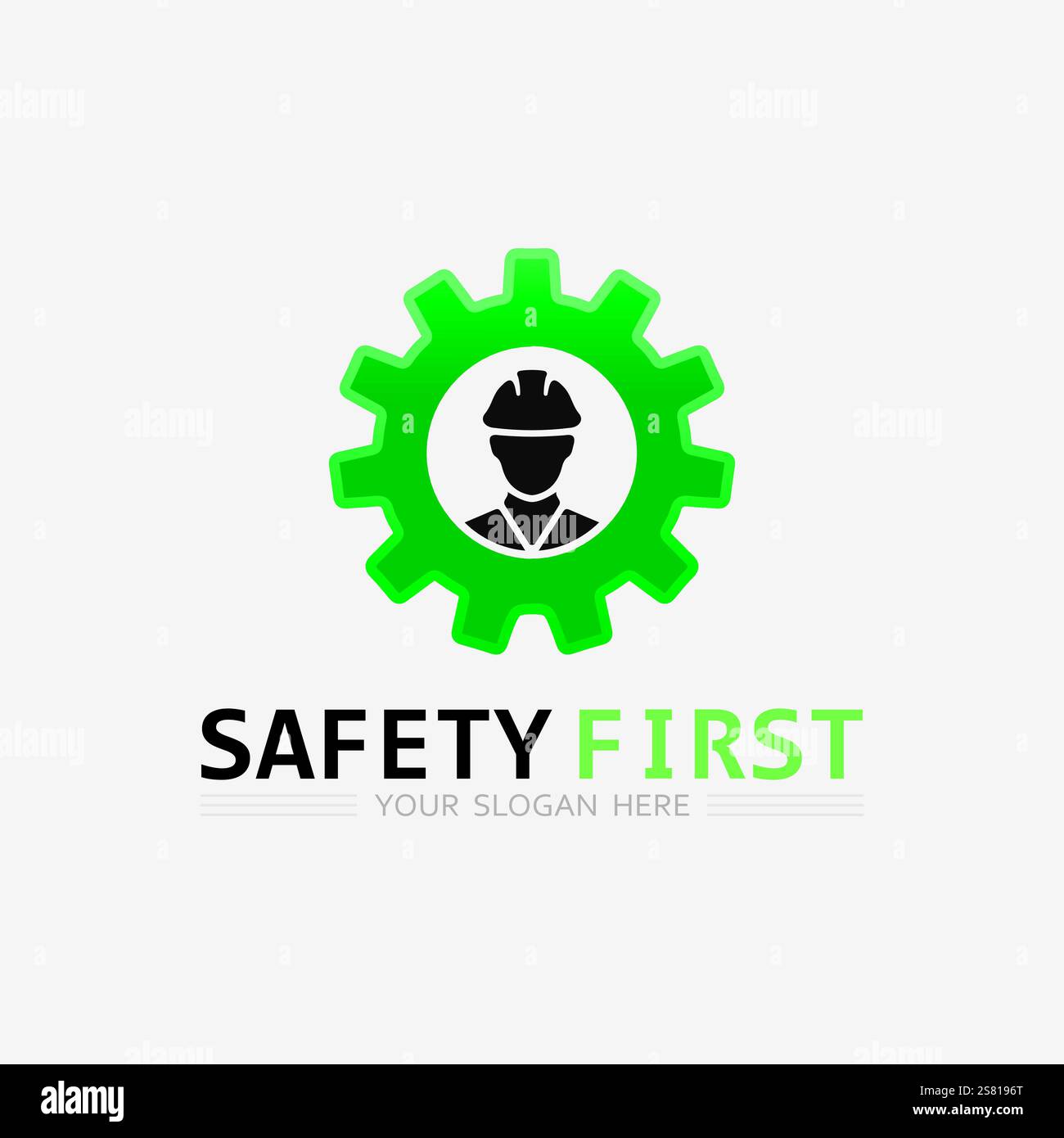 safety first logo icon vector design and illustration graphic sign ...