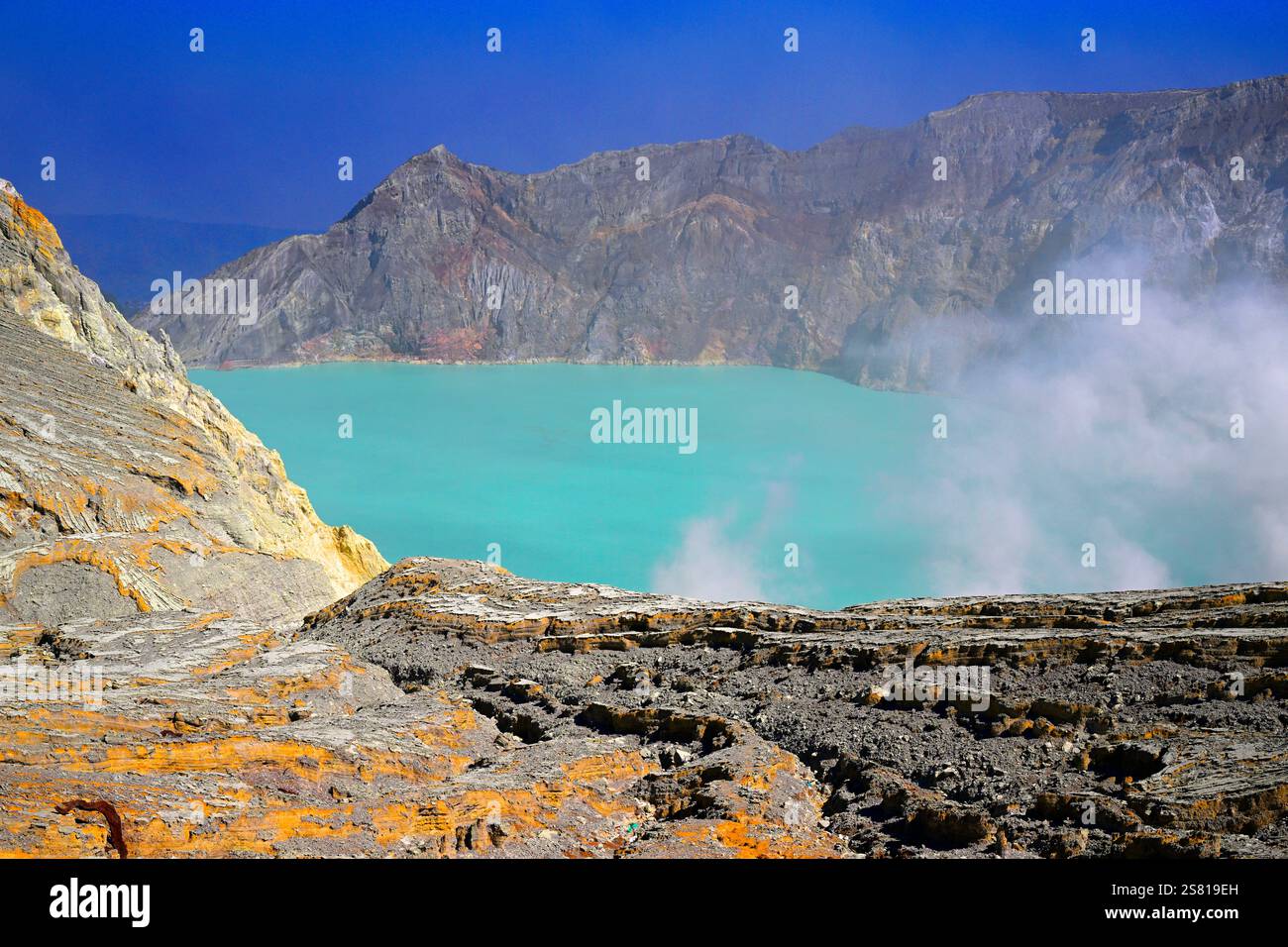 Kawah Ijen volcano,East Java,Indonesia,Asia Stock Photo - Alamy