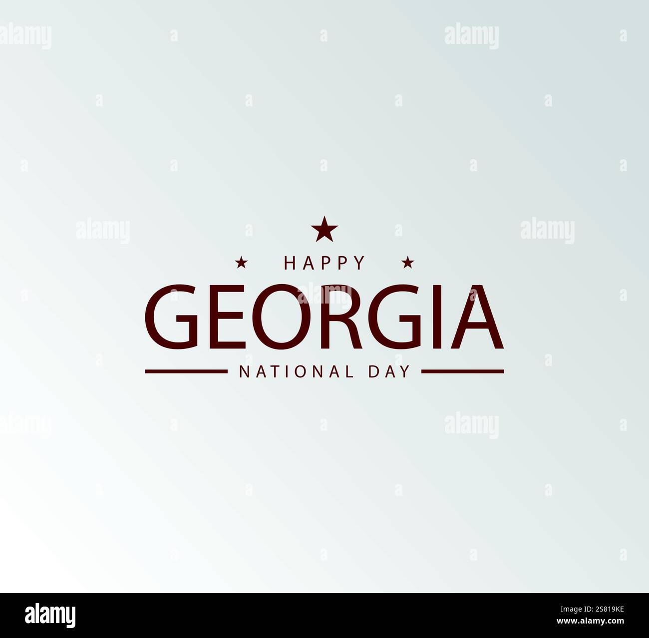 Celebrating Georgia A Joyous National Day Stock Vector Image & Art - Alamy