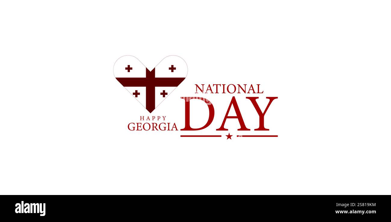 Celebrating Georgia A Joyous National Day Stock Vector Image & Art - Alamy
