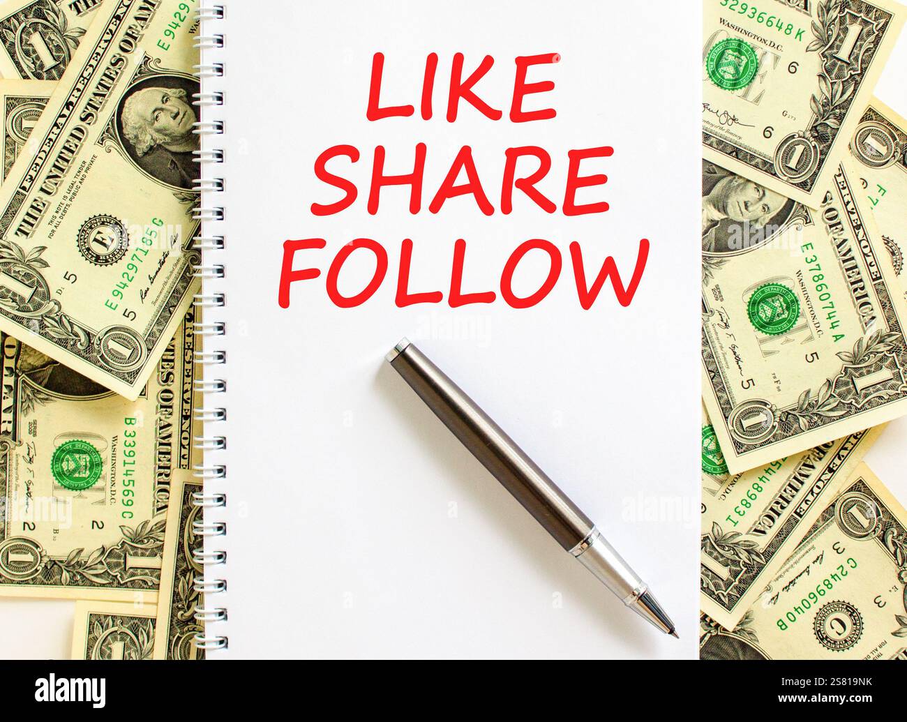 Like share follow symbol. Concept words Like Share Follow on beautiful ...