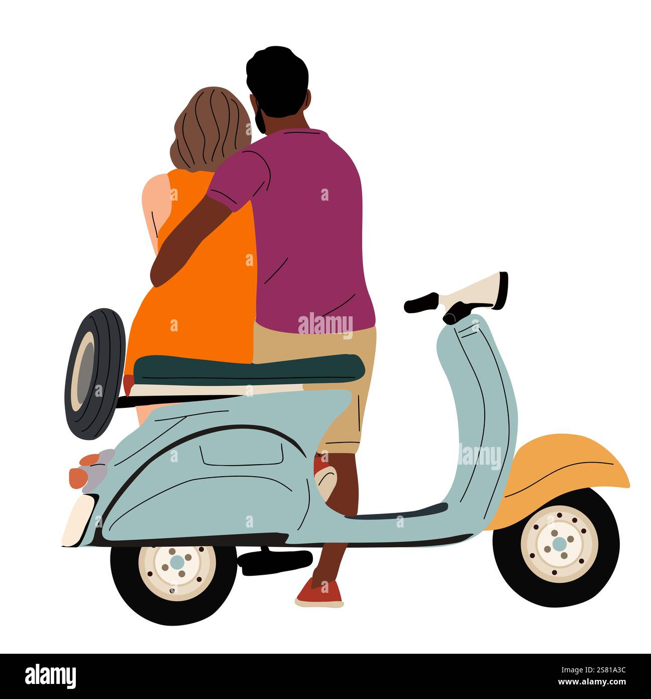 Summer man sitting Stock Vector Images - Alamy