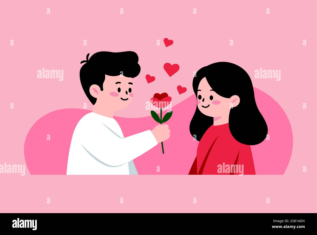 Enjoyment affection Stock Vector Images - Alamy