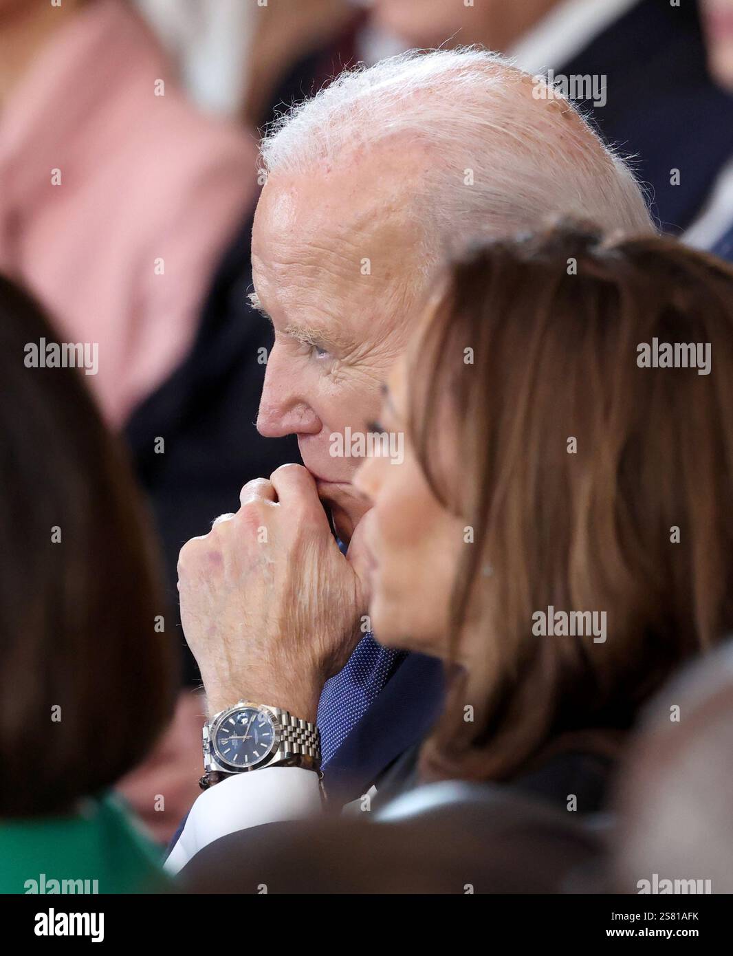 Washington, United States. 20th Jan, 2025. Former President Joe Biden ...