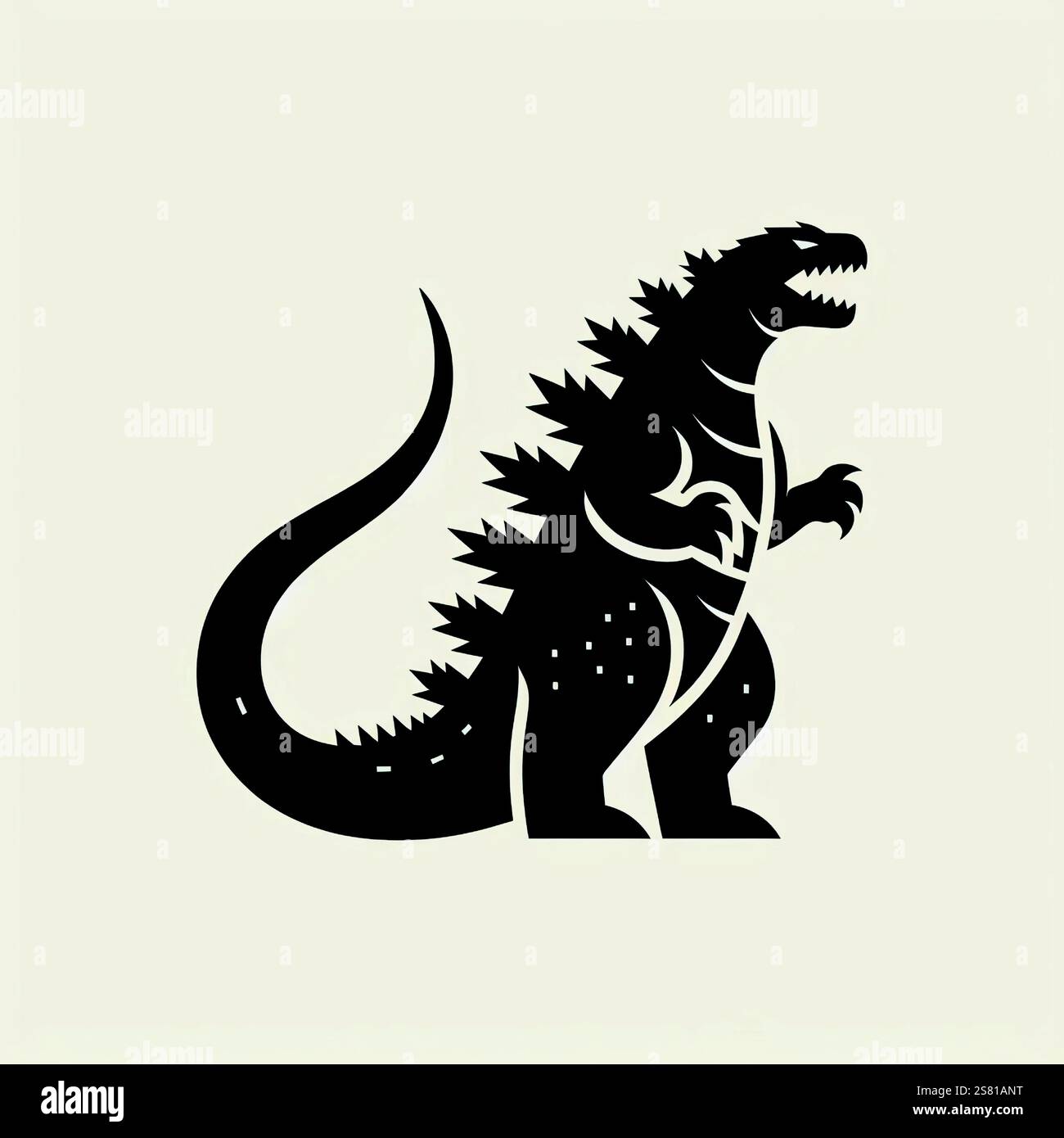 Godzilla Logo Vector Illustration Stock Vector Image & Art - Alamy