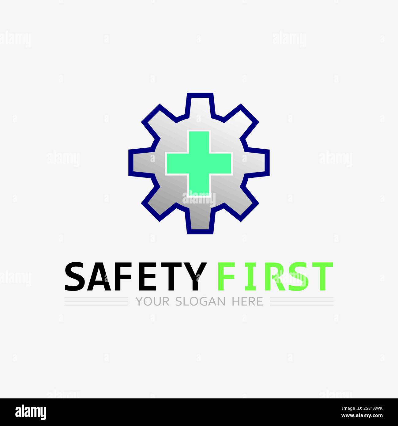safety first logo icon vector design and illustration graphic sign ...