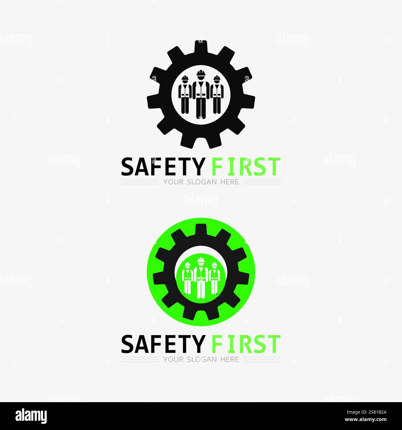 safety first logo icon vector design and illustration graphic sign ...
