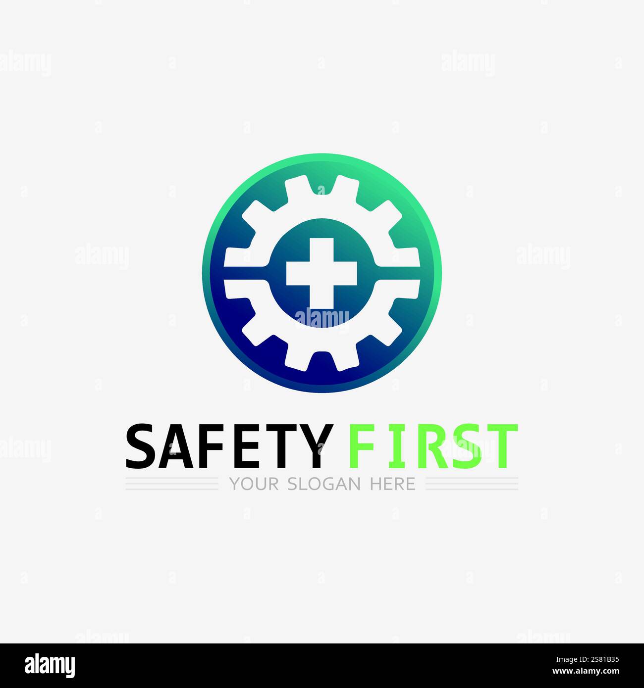 safety first logo icon vector design and illustration graphic sign ...