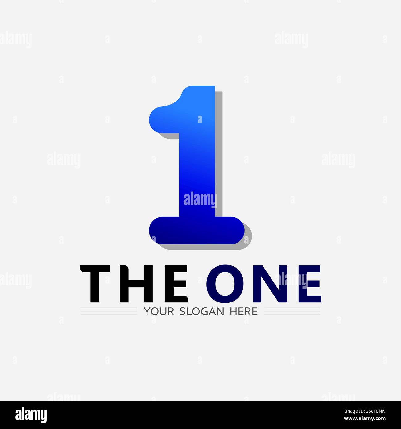 Number one logo and Vector Number design Stock Images Illustration ...