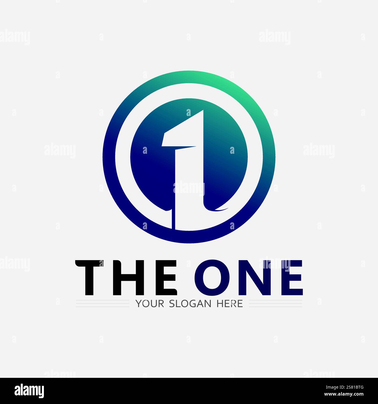 Number one logo and Vector Number design Stock Images Illustration ...