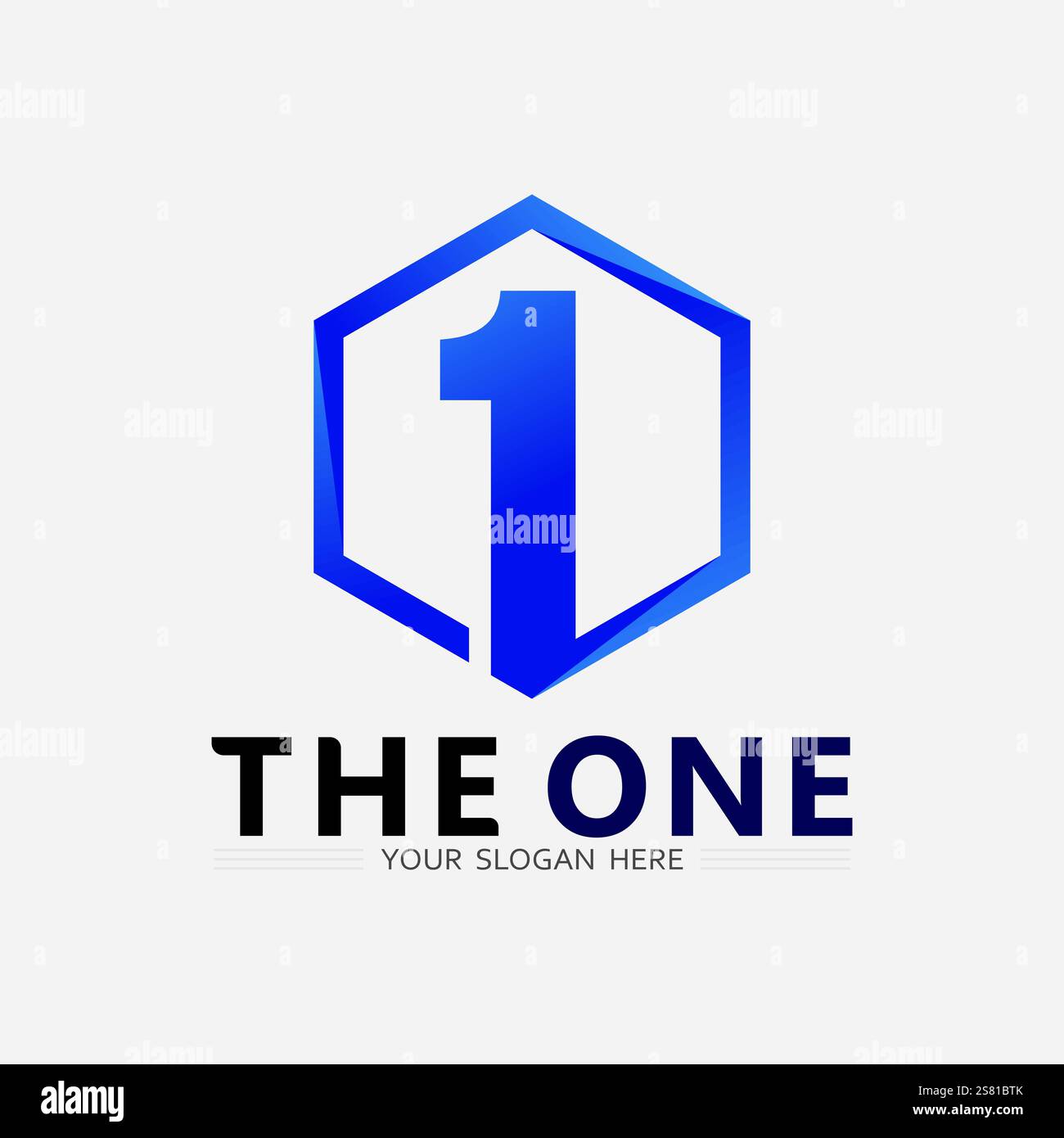 Number one logo and Vector Number design Stock Images Illustration ...