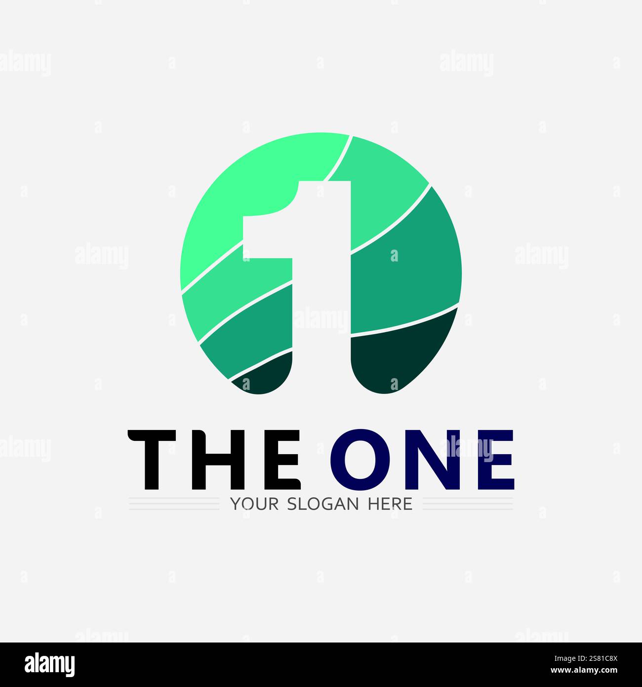 Number one logo and Vector Number design Stock Images Illustration ...
