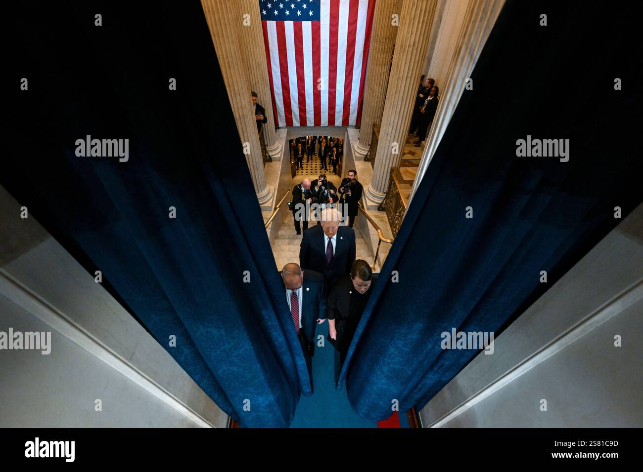 President-elect Donald Trump arrives at the 60th Presidential ...