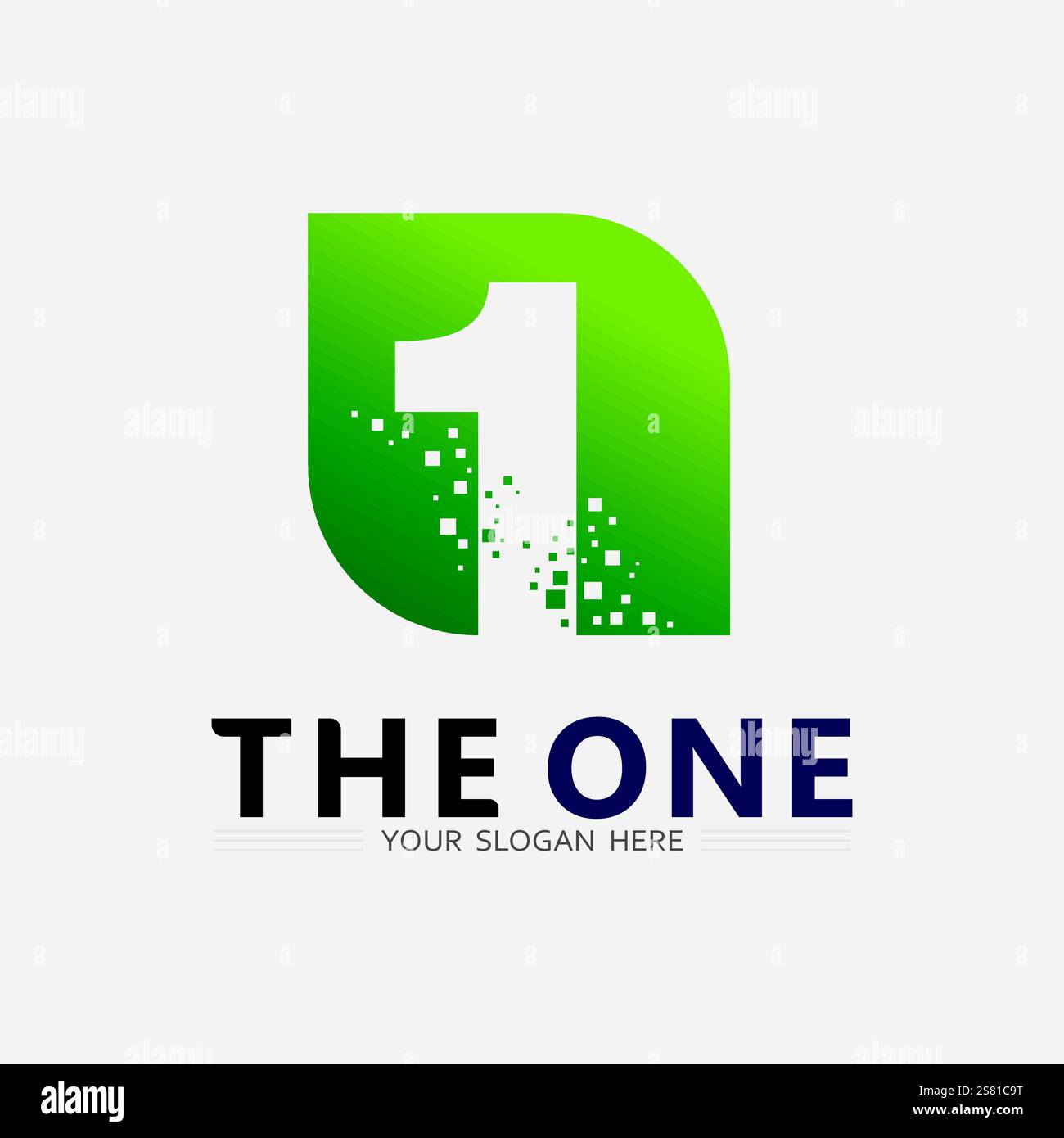 Number one logo and Vector Number design Stock Images Illustration ...