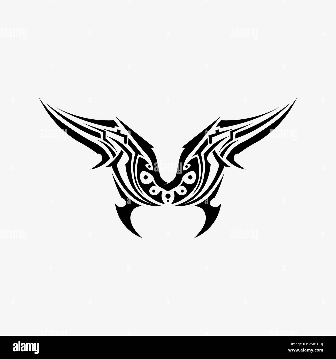 Tribal line vintage hipster Black and White Stock Photos & Images - Alamy