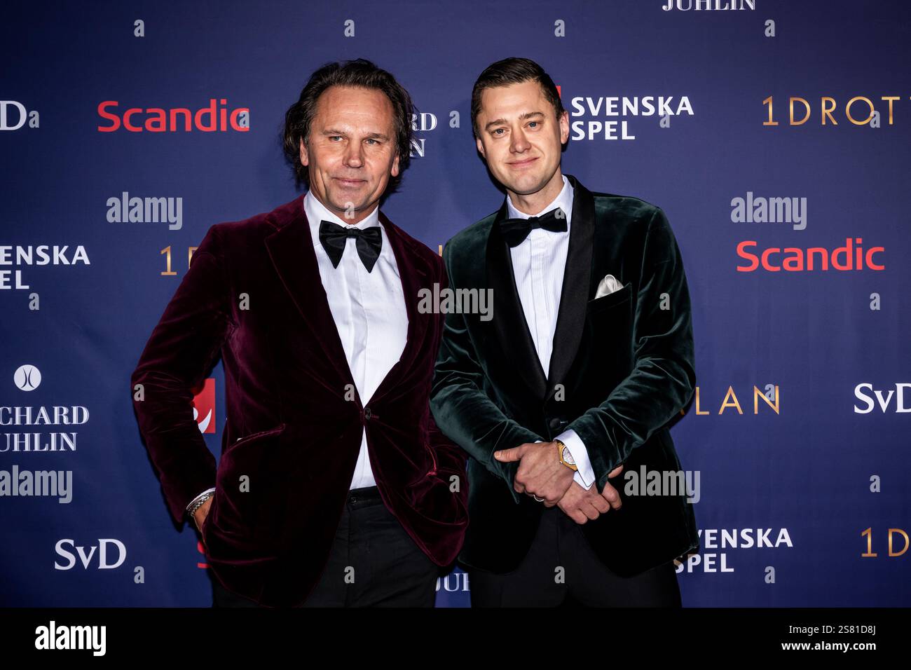 Stockholm, Sverige. 20th Jan, 2025. 250120 Per Skoglund med sällskap ...