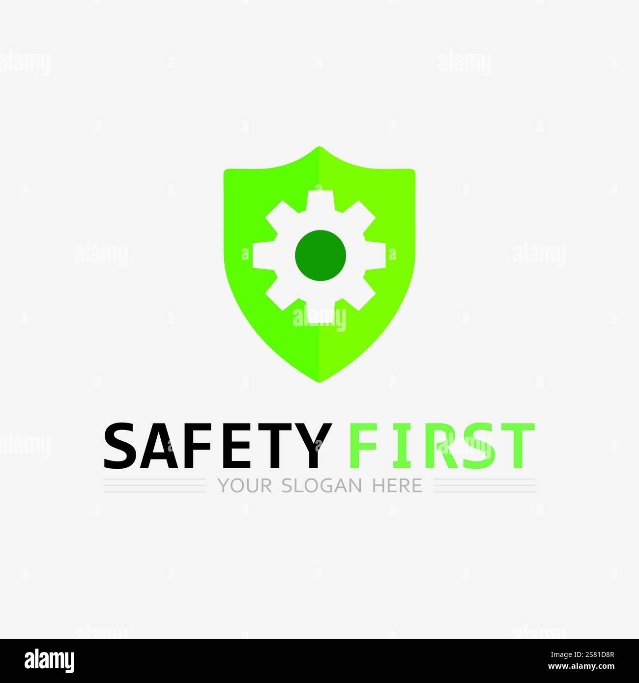 safety first logo icon vector design and illustration graphic sign ...